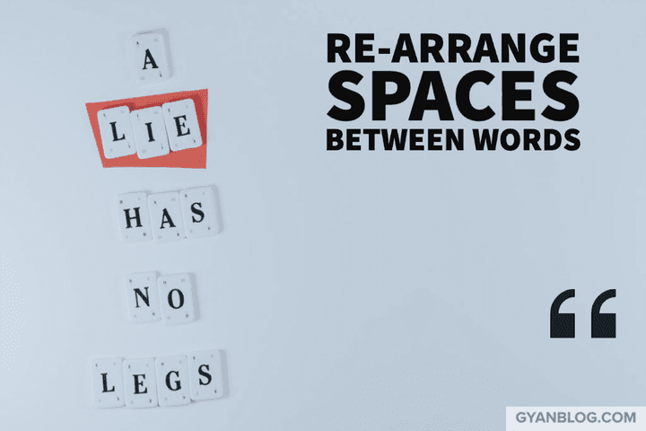 Leetcode - Rearrange Spaces Between Words | GyanByte